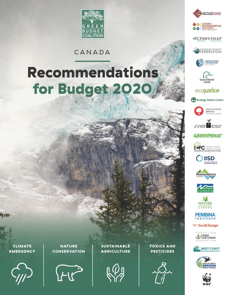 Green Budget Coalition Budget Recommendations - Canadian Association ...